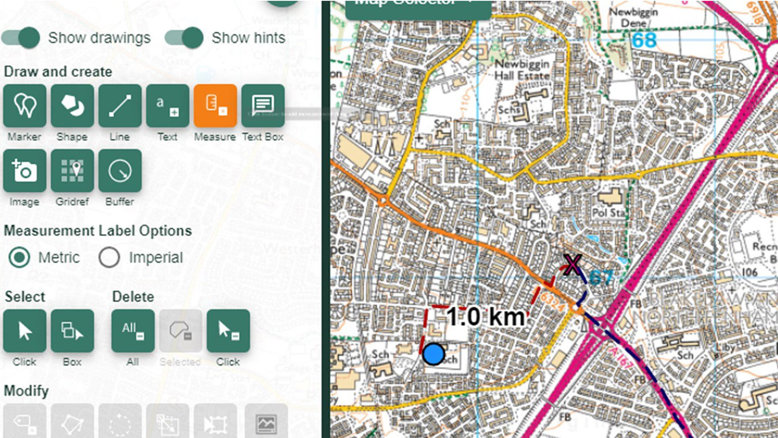 Using Digimap for Schools for GIS - interactive workshop