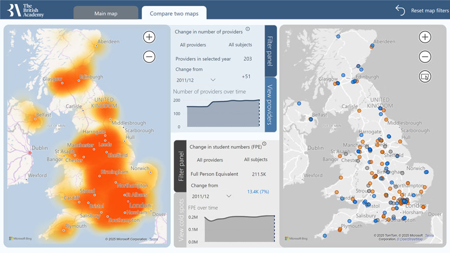 Mapping social sciences, humanities and arts (SHAPE) provision in UK ...